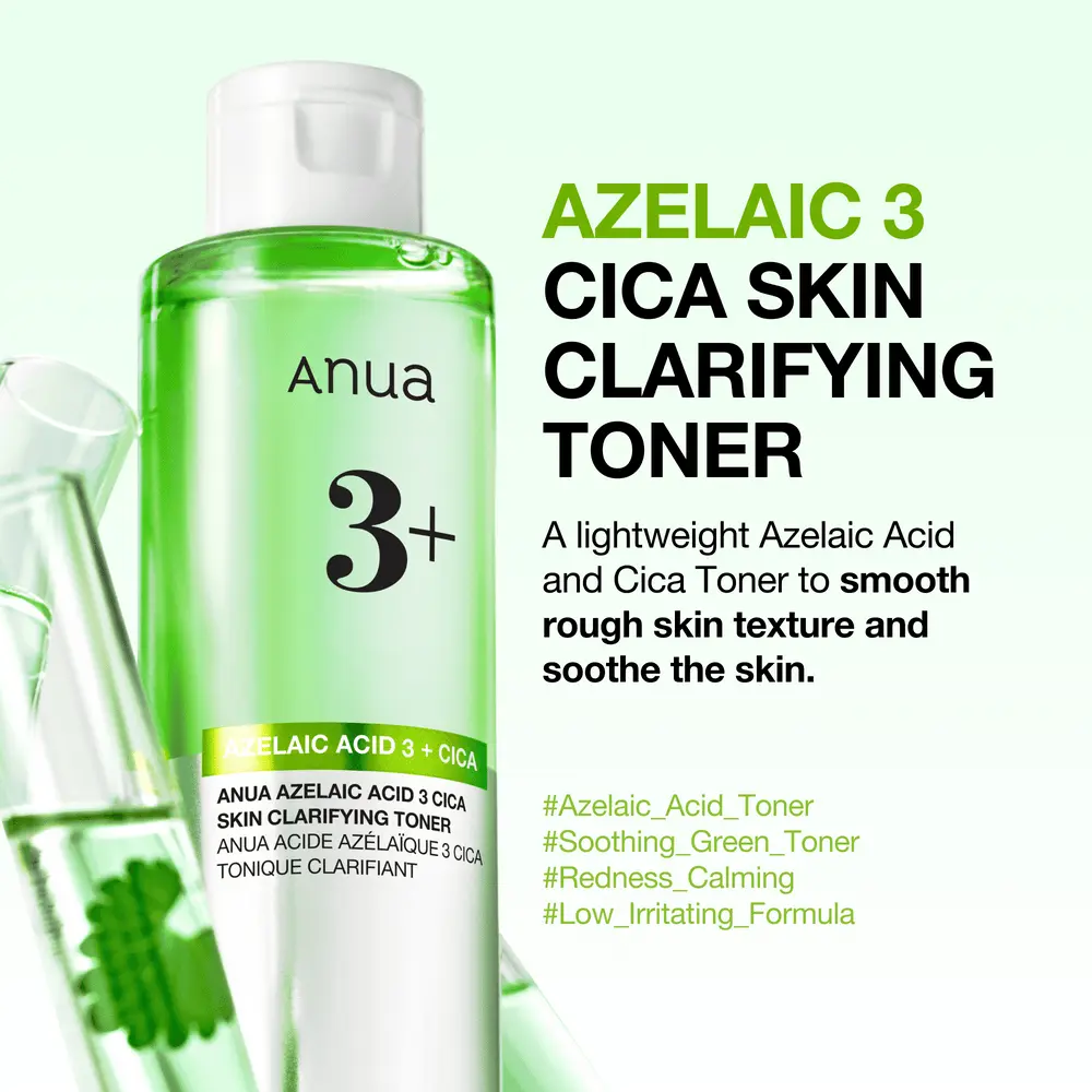 Buy Anua Azelaic Acid 3 Cica Skin Clarifying Toner online | Shop at Boozyshop!