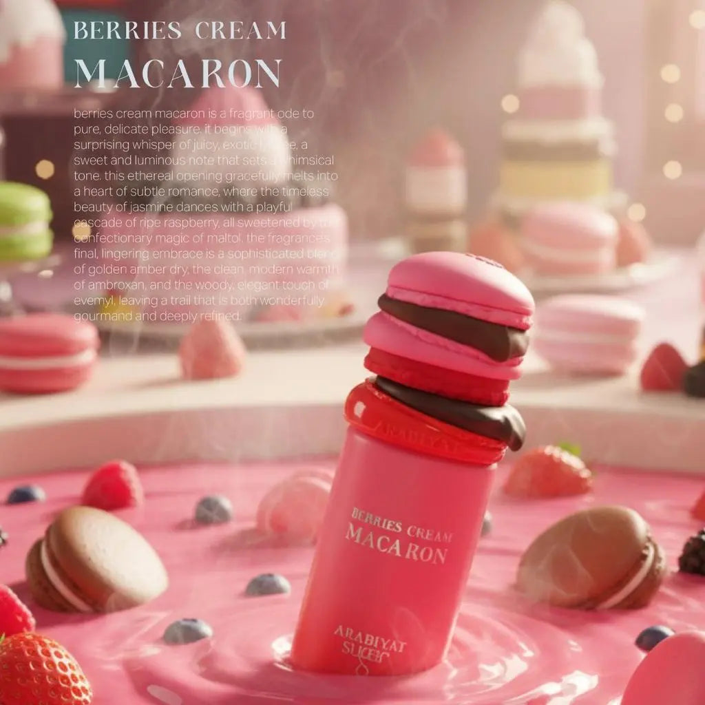 Buy Arabiyat Sugar Berries Cream Macaron Eau De Parfum online | Shop at ...