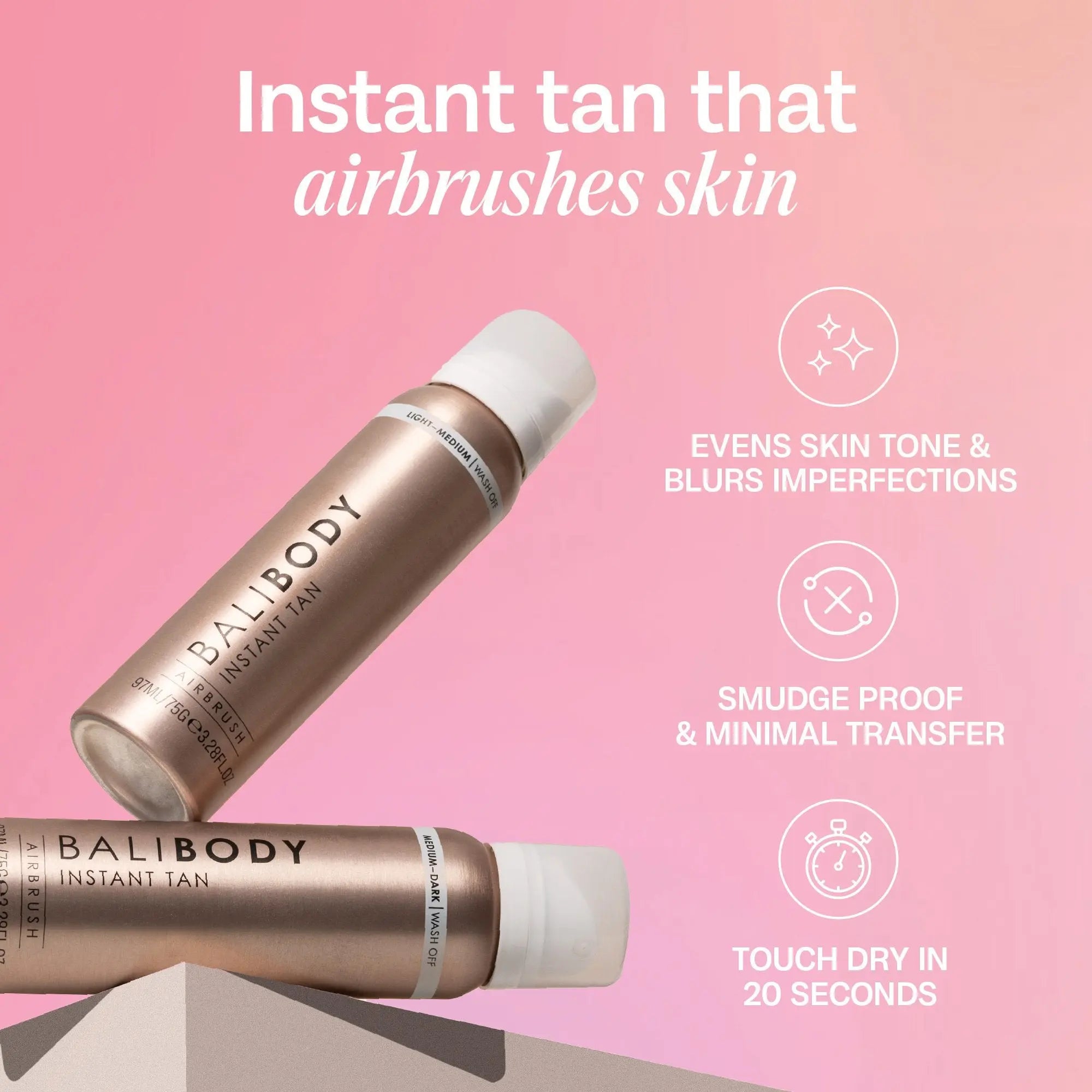 Bali Body Instant Tan Light to Medium | online shopping at Boozyshop!