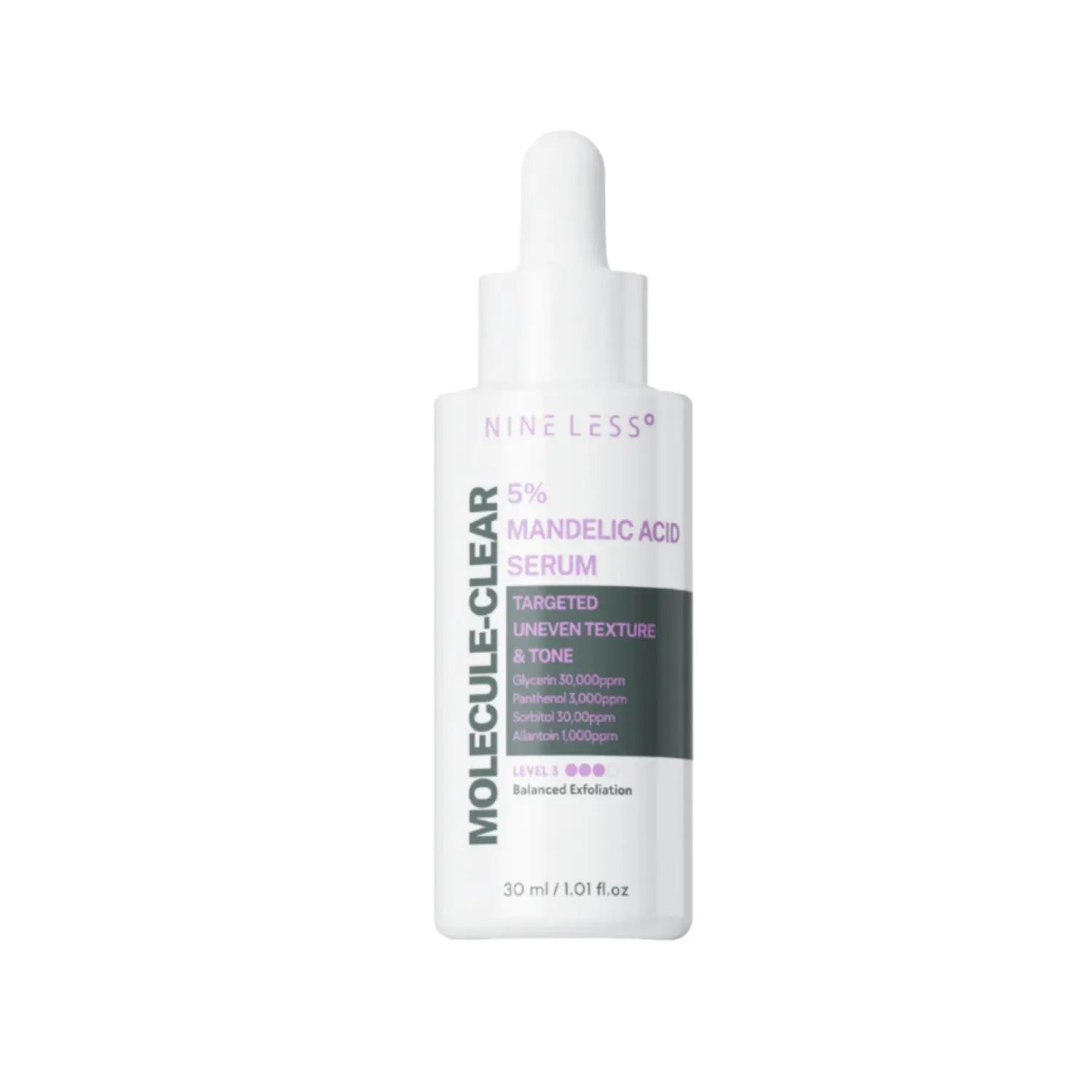 Buy Nine Less Molecule-Clear 5% Mandelic Acid Serum online | Shop at ...