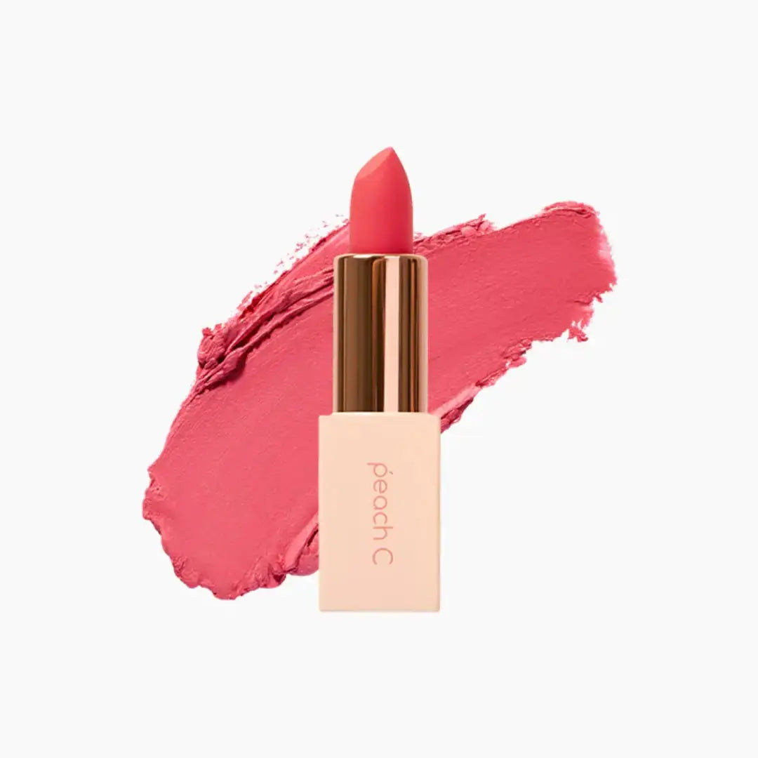 Peach C Easy Matte Lipstick Scarlet Pink | Shop online at Boozyshop